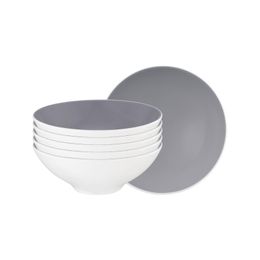 Seltmann Weiden Schale "Dessertschalen Life Fashion &oslash; 14,6 cm 6er Set", B/H/L: 14,6cm, grau, Sch&uuml;sseln