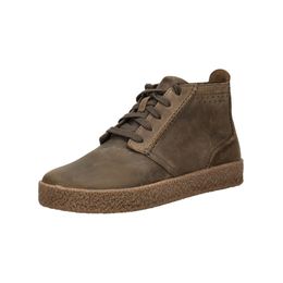 Clarks Damen Schn&uuml;rstiefelette "Clarks Stiefelette Nubukleder", Gr. 41,5khaki, Nubukleder, Schuhe