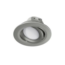 Hama Smarte LED-Leuchte "WLAN LED Einbauspot, 5W, Sprachsteuerung, Appsteuerung", H: 7,5cm, grau, Leuchten