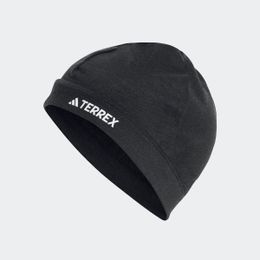 Damen Outdoorhut "TRX MERINO BN", schwarz-wei&szlig;, adidas Performance, Obermaterial: 100% Wolle, H&uuml;te