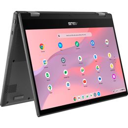 ASUS Chromebook "CM 14 Flip (CM1402FM2A-EC0015)", 8 GB RAM 128 GB SSD, Kompanio, Google Chrome OS, grau, Notebooks