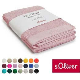 Duschtuch s.Oliver, B:70cm L:140cm, rosa, Walkfrottier, Baumwolle, Handt&uuml;cher, "s.Oliver, Premium Qualit&auml;t, 600 gr/m&sup2;, auch als Sets erh&auml;ltlich",