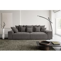Big-Sofa WERK2, B:290cm H:78cm T:132cm, grau, 100% Polyester, Sofas, "Maxi B, Mega Sofa mit viel Platz, Breite 290 cm, pflegeleichte Bezüge",