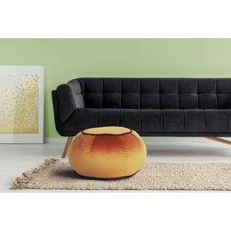 Sitzhocker Kayoom, B:65cm H:35cm T:65cm, braun, Bezug: 100% Polyester (Samt) / Füllmaterial: 100% Polystryol, Hocker, "Pouf Taj Mahal 325, trendige