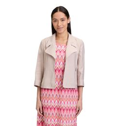 Betty Barclay Damen Jackenblazer "Damen mit 3/4 Arm", braun, Gr. 40, Obermaterial: 89% Modal, 11% Polyester, Blazer, Material