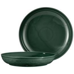 Seltmann Weiden Schale "Foodbowl Terra &oslash; 28,4 cm 2er Set", B/H/L: 28,4cm, gr&uuml;n, Sch&uuml;sseln