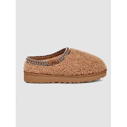 UGG Australia UGG Schaffell-Hausschuhe "Tasman Maxi Curly" in Hellbraun - 38% | Gr&ouml;&szlig;e 37 | Damen-pantoletten