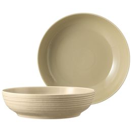 Seltmann Weiden Schale "Foodbowl Terra &oslash; 25,5 cm 2er Set", B/H/L: 25,5cm, beige, Sch&uuml;sseln