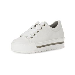 Gabor COMFORT Damen Sneaker "Gabor Comfort Sneaker Nappaleder", Gr. 40,5latte, Nappaleder, Schuhe