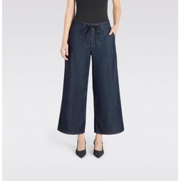 MAC Damen Weite Jeansfashion, Gr. 38, unifarben, Denim/Jeans, Obermaterial: 98% Baumwolle, 2% Elasthan, Jeans, im Four-Pocket Style