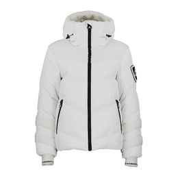 Peak Mountain Ski-/ Snowboardjacke "Alibi" in Creme - 74% | Gr&ouml;&szlig;e L | Damen-outdoorjacken