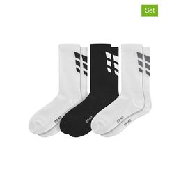 Erima 3er-Set: Socken "Wings" in Wei&szlig;/ Schwarz - 10% | Gr&ouml;&szlig;e 31-34 | Kinder-outdoor-waesche