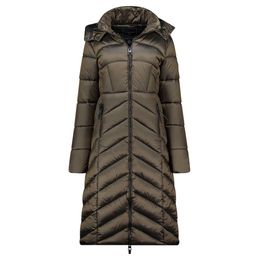 Geographical Norway Steppmantel "Blanche" in Khaki - 75% | Gr&ouml;&szlig;e L | Damenjacken