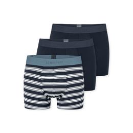 Schiesser Herren Boxershorts "95/5 Multipacks", Gr. 5, bunt, Single Jersey, Obermaterial: 95% Baumwolle, 5% Elasthan, gestreift, unifarben,