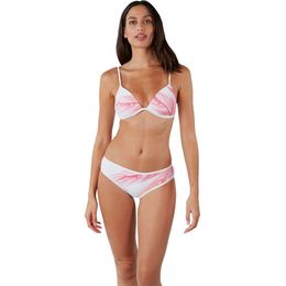 Barts Bikini-Obertei "Tasman" in Weiß/ Rosa - 82% | Größe 38 | Damen-bademode