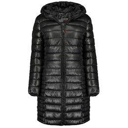 Geographical Norway Steppmantel "Annecy" in Schwarz - 61% | Gr&ouml;&szlig;e M | Damenjacken