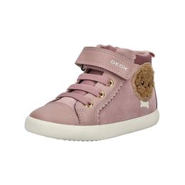 Geox Mädchen Sneaker "Geox Sneaker Leder/Synthetik", Gr. 23, rosa, Leder, Synthetik, Schuhe