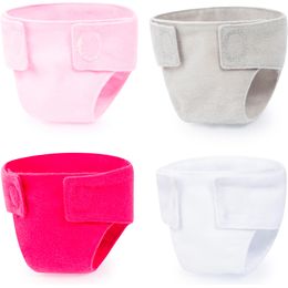 BAYER Kinder Puppen Windeln "4er Pack", bunt, B:0,5cm H:16cm L:13,5cm T:13,5cm, Puppenausstattungen, aus Stoff, farblich sortiert