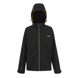 Regatta Softshelljacke "Hewitts" in Schwarz - 70% | Größe M | Herren-outdoorjacken