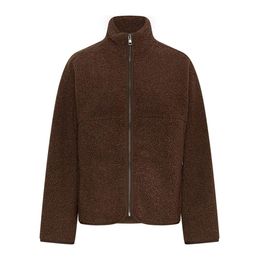 MOSS COPENHAGEN Teddyjacke "Letha" in Dunkelbraun - 56% | Gr&ouml;&szlig;e XS/S | Damenjacken