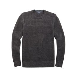 OLYMP Herren Strickpullover "OLYMP Strick Casual", grau, Gr. S, Strick, Obermaterial: 100% Baumwolle, Pullover