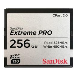 Sandisk Speicherkarte "CFast Extreme Pro 2.0", 256 GB, grau, Speicherkarten
