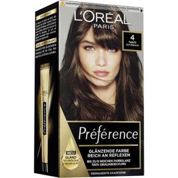L'Or&eacute;al L'OR&Eacute;AL PARIS Damen Coloration "Permanente Haarfarbe, Naturbraun", braun, Colorationen, mit pflegender Formel