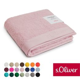 Handtuch s.Oliver, B:50cm L:100cm, rosa, Walkfrottier, Baumwolle, Handt&uuml;cher, "s.Oliver, Premium Qualit&auml;t, 600 gr/m&sup2;, auch als Sets erh&auml;ltlich",