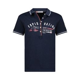 Geographical Norway Poloshirt in Dunkelblau - 64% | Gr&ouml;&szlig;e M | Damen-tops