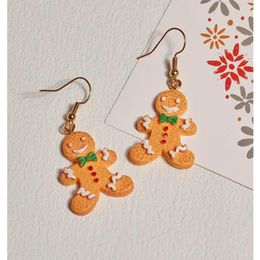 Adelia&acute;s ADELIA ́S Damen Paar Ohrh&auml;nger "Weihnachtsschmuck Ohrringe Ohrh&auml;nger Lebkuchenmann aus Acryl", Damen, Acryl, bunt, Acryl, Ohrringe, Weihnachtsschmuck