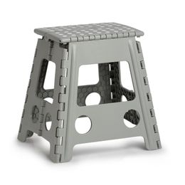 zeller PRESENT Klappstuhl, grau, St&uuml;hle, Kunststoff, klappbar, Sitzh&ouml;he 39 cm