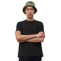 Marc O'Polo MARC O'POLO Damen T-Shirt, schwarz, Gr. XXL, Jersey, Obermaterial: 100% Baumwolle, Shirts, Rundhals-T-Shirt Regular aus hochwertiger Baumwolle