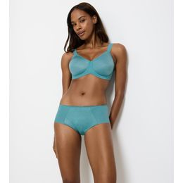 Triumph Damen Hipster "Essential Minimizer T", Gr. 38, blau, Microtouch, Obermaterial: 78% Polyamid, 22% Elasthan, Unterhosen, schimmerndes