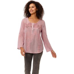 Heine Bluse in Rosa - 76% | Gr&ouml;&szlig;e 48 | Damen-blusen