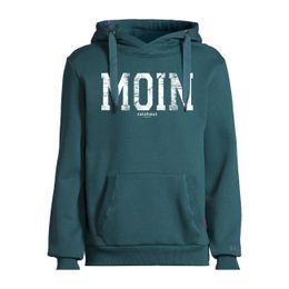 SALZHAUT Herren Kapuzenpullover "Hoodie HEFF - MOIN", blau, Gr. S, Obermaterial: 55% Baumwolle CO. 45% Polyester PES., Pullover