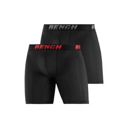 Bench. Herren Funktionsboxer "Boxershorts f&uuml;r Herren", Gr. XXL, schwarz, Microfaser, Obermaterial: 91% Polyester, 9% Elasthan, unifarben, Unterhosen,