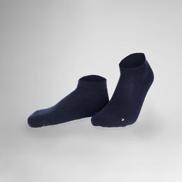 Hudson M&auml;dchen Sneakersocken "Sneaker Air Plush", Gr. 39, blau, Obermaterial: 85% Baumwolle CO. 13% Polyamid PA. 2% Elasthan EL., Socken