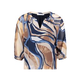 BETTY & CO BETTY & CO Damen Schlupfbluse "Damen mit Print", blau, Gr. 38, Obermaterial: 100% Polyester; Futter: 92% Viskose, 8% Elasthan, Blusen