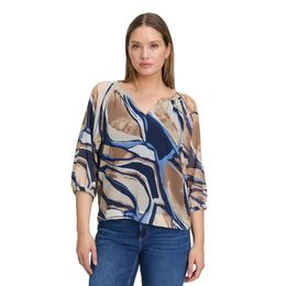 BETTY & CO BETTY & CO Damen Schlupfbluse "Damen mit Print", blau, Gr. 36, Obermaterial: 100% Polyester. Futter: 92% Viskose, 8% Elasthan., Blusen