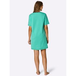w&auml;schepur W&Auml;SCHEPUR Damen Sleepshirt "Sleepshirts", Gr. 40anthrazit, meliert, blaugr&uuml;n, 100% Baumwolle, Doppelpack-Farbe anthrazit-meliert:52% Baumwolle, 48%