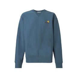 Carhartt Work In Progress Carhartt WIP Sweatshirt 'American Script' Herren Größe XL saphir