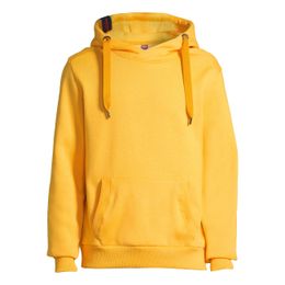 SALZHAUT Herren Kapuzenpullover "Hoodie HEFF", gelb, Gr. M, Obermaterial: 55% Baumwolle CO. 45% Polyester PES., Pullover