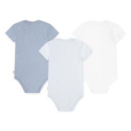 Kinder Body "HUGB 3PK BODYSUIT"ashley blau, Basic, Gr. 5, HUGGIES BABYWEAR, Jersey, Obermaterial: 100% Baumwolle, Bodys, aus Baumwolle