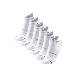 uyn Damen Sneakersocken "Socken 6er Pack", Gr. 39, wei&szlig;, Obermaterial: 56% Baumwolle CO. 41% Polyamid PA. 3% Elasthan EL., Socken
