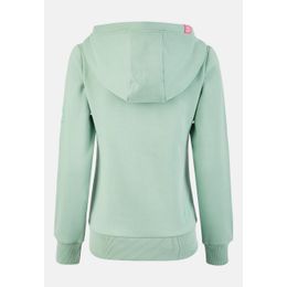 SALZHAUT Damen Sweatjacke "Sweatjacke S&Ouml;&Ouml;TE", gr&uuml;n, Gr. XS, Obermaterial: 55% Baumwolle CO. 45% Polyester PES., Sweatjacken