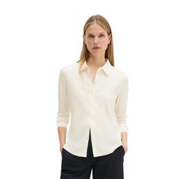 Marc O'Polo MARC O'POLO Damen Blusenshirt "aus LENZING ECOVERO ", wei&szlig;, Gr. XXL, unifarben, Obermaterial: 94% Viskose, 6% Elasthan, Shirts