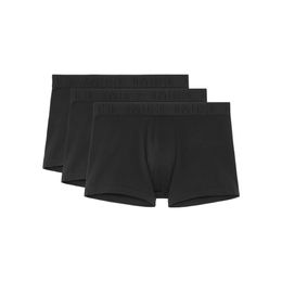 HOM Herren Boxershorts "Tonal", Gr. L, schwarz, Single Jersey, Obermaterial: 95% Baumwolle, 5% Elasthan, Unterhosen, Cotton-Mix, elastisch