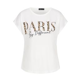 CLOUD 5IVE Damen T-Shirt "CLOUD 5IVE Cloud 5ive T-Shirt Paris Print"wei&szlig;, Gr. XXL, bedruckt, 95% Polyester, 5% Elasthan, Shirts