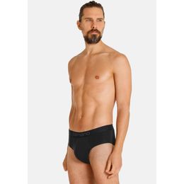 Camano Herren Slip "comfort", Gr. XL, schwarz, Obermaterial: 95% Baumwolle, 5% Elasthan, unifarben, Unterhosen, mit elastischem Logobund