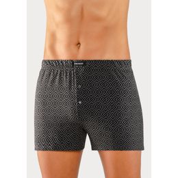 Bruno Banani Herren Weiter Boxer, Gr. S, schwarz, Jersey, Obermaterial: 92% Baumwolle, 8% Elasthan (LYCRA), bedruckt, unifarben, Unterhosen, in